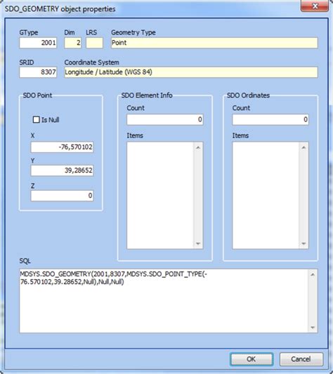 Oracle Spatial Features Supported By Keeptool Keeptool