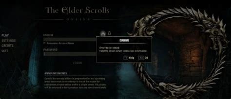 ESO Login Error Codes And Solutions ESO Life