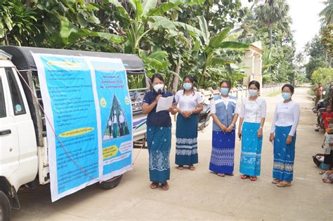 လယ်ဝေးမြို့နယ်အတွင်း ကိုဗစ် ၁၉ရောဂါ ဖြစ်ပွားမှုမှ ကြိုတင်ကာကွယ်ရေး အသိပညာပေး နှိုးဆော်ခြင်း လုပ