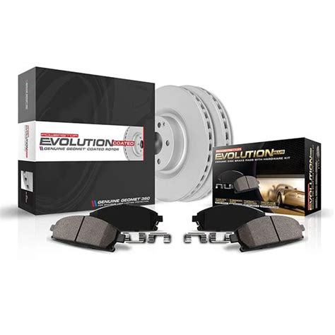Powerstop Z17 Evolution Plus Geomet Coated Brake Kit Rear