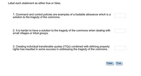 Solved Label Each Statement As Either True Or False