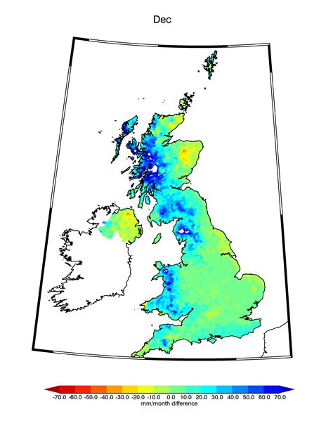 Changes In UK Rainfall EarthSystemData
