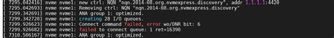 Client Connect Or List Doesnt Work · Issue 557 · Linux Nvmenvme Cli
