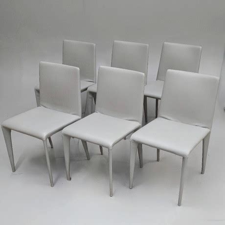 Upps Ttning Av Sex Stolar Designade Av Carlo Bartoli F R Bonaldo M Bler F T Ljer Stolar