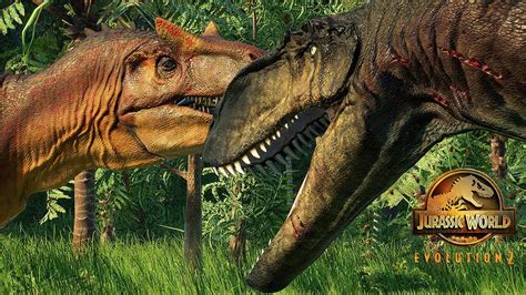 Allosaurus Vs Torvosaurus Jurassic Rumble Jurassic World Evolution 2