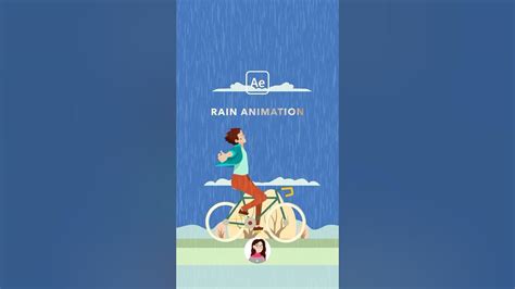 Rain Animation⭐️ Rainanimation Rain Aftereffect Animation Tutorial Motiondesigntutorial