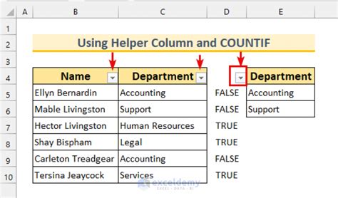 How To Filter Column Based On Another Column In Excel 5 Methods