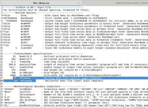 Use Sowfa To Generate An Inflow And Give It To Fastfarm · Issue 1528 · Openfastopenfast · Github
