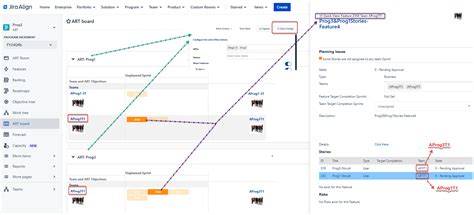 Changes To Program Board In Jira Align Display For Features With Cross Program Team Stories