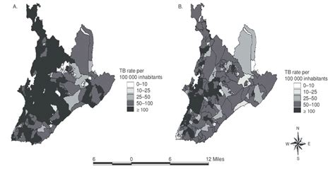 Spatial Distribution Pattern Of Average Incidence Rate Of Tuberculosis