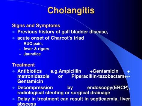 Cholangitis Triad
