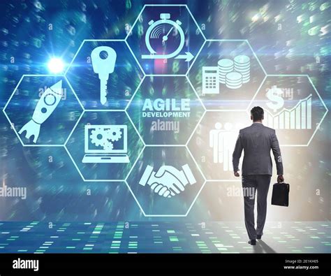 The Concept Of Agile Software Development Stock Photo Alamy