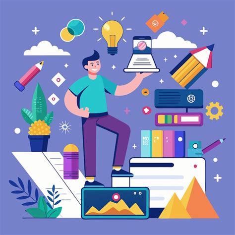 Premium Vector Collaborative Workflow And Project Management Elevating Team Efficiency In A