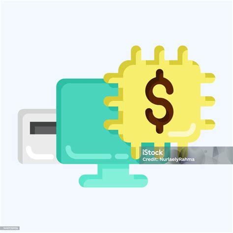 아이콘 핀테크 기술 교육 기호에 적합합니다 플랫 스타일 편집 가능한 간단한 디자인 디자인 템플릿 벡터 간단한 그림 경제에 대한