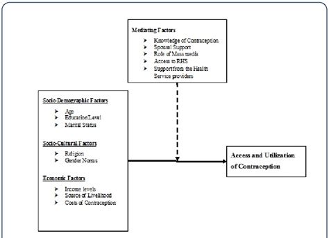 Conceptual Framework On Access And Utilization Of Contraceptives Among