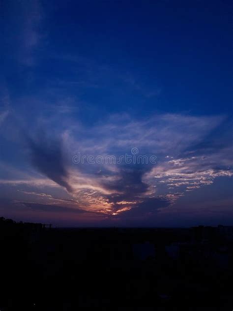 Night Sky Background Sunset Wallpaper Nature Photography Dark Clouds