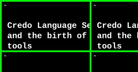 credo language server and the birth of elixir tools mitchell hanberg