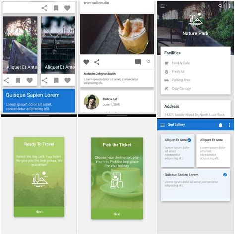 Github Mohsend98qmlcomponentgallery A Qml Gallery With Material