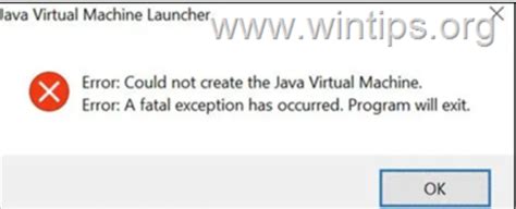 Error Could Not Create The Java Virtual Machine When Sap Bo Resource
