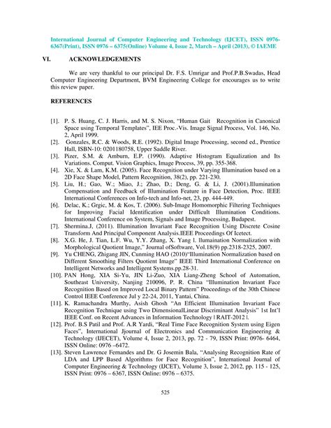 A Survey On Human Face Recognition Invariant To Illumination Pdf