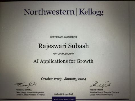 Rajeswari Subash On Linkedin Excited To Share That I Have Completed Ai101 Application For