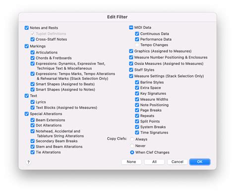 Finale Filter Macros Michael Mcclennan Music