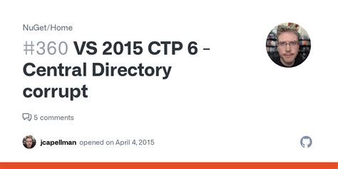 Vs 2015 Ctp 6 Central Directory Corrupt · Issue 360 · Nugethome