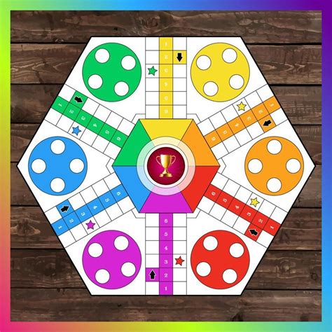 Download Six Players Ludo Games Board Design For Free Artofit
