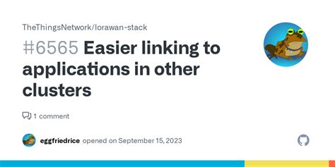 easier linking to applications in other clusters · issue 6565