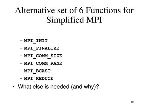 Ppt An Introduction To Mpi Parallel Programming With The Message