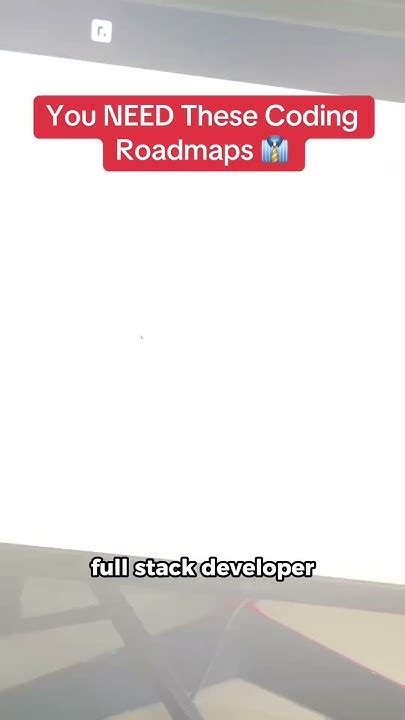 You Need These Coding Roadmaps 👔 Shorts Shortsfeed Youtube
