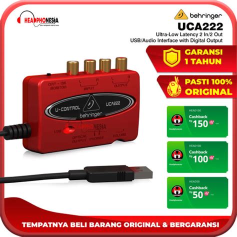 Jual Behringer Uca222 U Control Usb Audio Interface Jakarta Barat