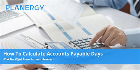 How To Calculate Accounts Payable Days Planergy Software