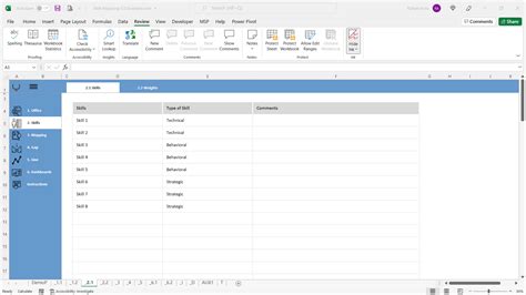 Competency Mapping Skill Matrix Tool Excel Spreadsheet Template 5 0 LUZ Templates