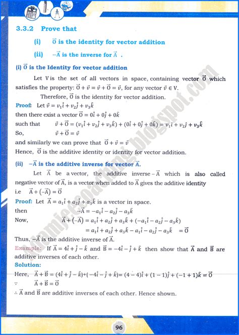 Adamjee Coaching Vectors Unit 3 Maths Class 11th Text Book