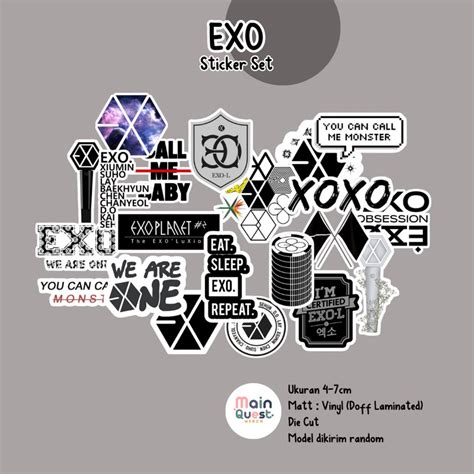Jual Sticker Exo Sticker Aesthetic Sticker Tumblr Sticker Laptop