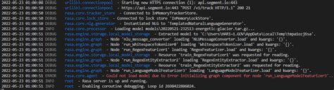 Unable To Load Model To Rasa Server Issue RasaHQ Rasa GitHub