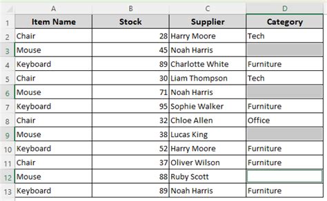 How To Delete Blank Cells In Excel And Shift Data Up Excel Insider