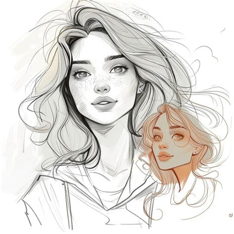 Premium Photo Anime Sketch Wallpaper
