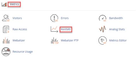 How To View Website Visitor Stats With Awstats In Cpanel
