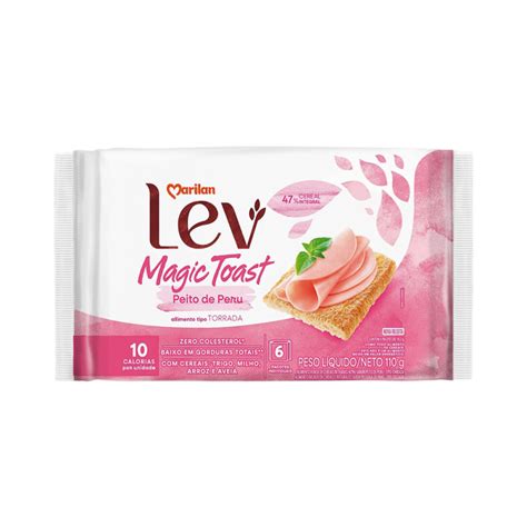 Torrada Magic Toast Marilan 110gr Peito De Peru Cx Com 24 Un