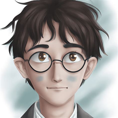 Harry Potter Anime Graphic · Creative Fabrica