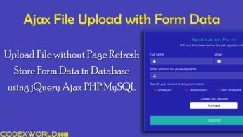 How To Get Json Data From Php Script Using Jquery Ajax Codexworld