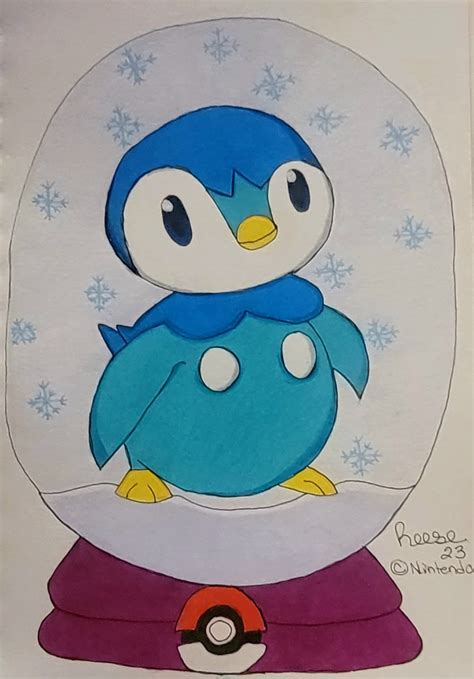 Piplup Drawing By Chariss Williams Doodle Addicts