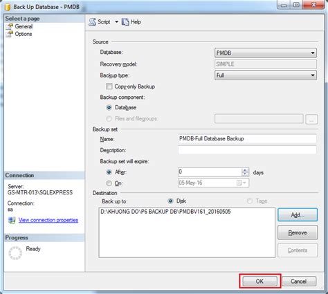 how to backup and restore primavera p6 sql database khuong do blog