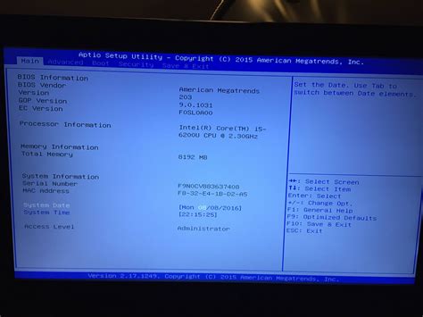 Asus X555u Stuck On Aptio Setup Utility Pcmasterrace