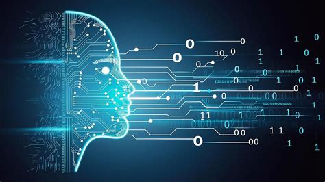 Featuring A Side Profile Of A Human Face Composed Of Interconnected Circuitry And Binary Code