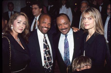 Berry Gordy Quincy Jones Nastassja Kinski Editorial Stock Photo Stock