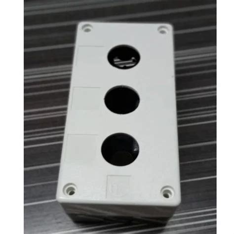 3 Way PVC Push Button Empty Box at 64 piece पश बटन बकस in Kota ID 2850574960133