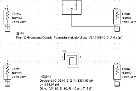 2 Port Network S Parameter Simulation Download Scientific Diagram